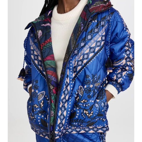 FARM Rio | Jackets & Coats | Farm Rio The Bue Macaw Forest Reversible ...